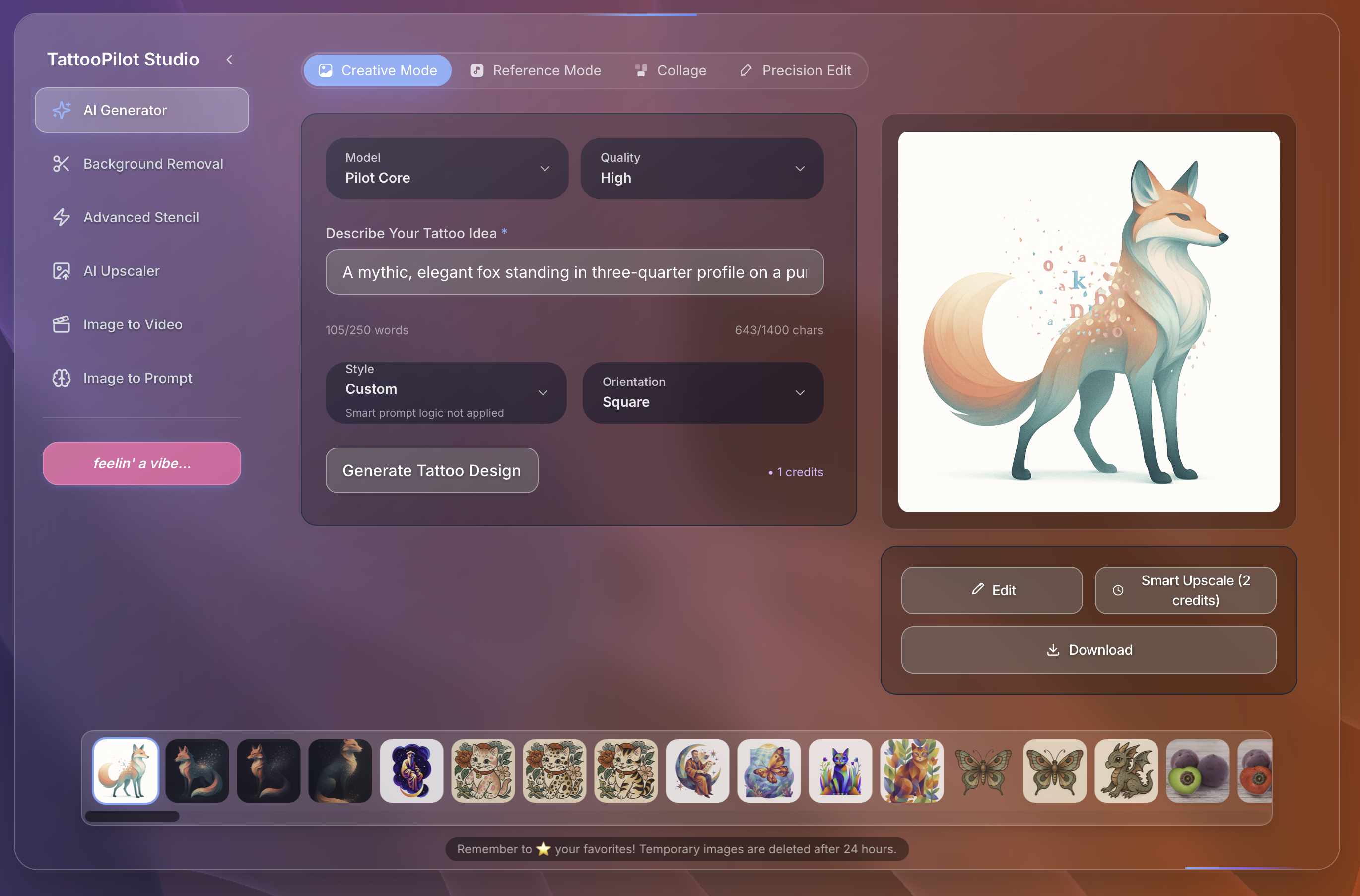 TattooPilot | AI Tattoo Design Generator & Stencil Suite